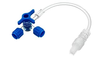 Becton Dickinson (BD) Connecta 3-Way Stopcock | Luer Lock with 100 cm Extension Tubing | White ...