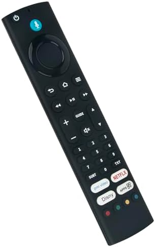 VINABTY Fire Replacement Voice Remote Control fit for TCL 4K QLED TV ...