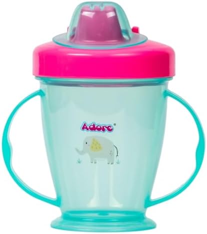 Adore Birdy - 2 Handle Dust Free Hoop Cup - Anti Spill Sipper Cup with ...