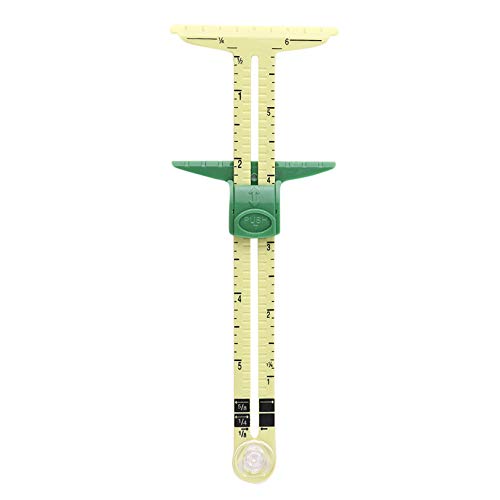 TF T-Shaped Sliding Gauge Sewing Measuring Ruler Tool No Hassle ...