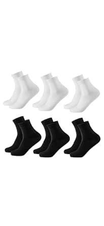 Buy Ankit Traders Collection Calf Length Cotton School Socks for Boys and Girls | Black and ...