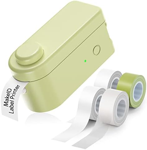 Amazon.com : Makeid L1 Label Maker Machine with 4 Tapes - Portable ...
