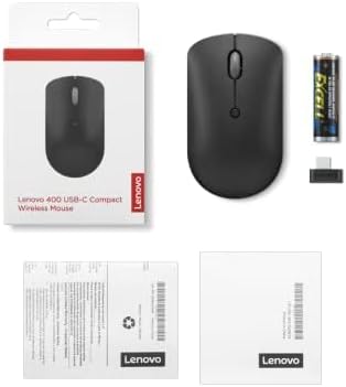 Souris sans fil compacte Lenovo 400 USB-C, noire Fiche Technique et ...