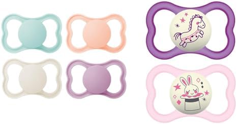 Amazon.com : MAM Air Matte Pacifiers, for Sensitive Skin, 6+ Months ...