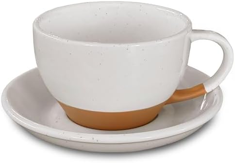 Amazon.com | Coffeezone Latte Art Ceramic Cup and Saucer Cappuccino ...