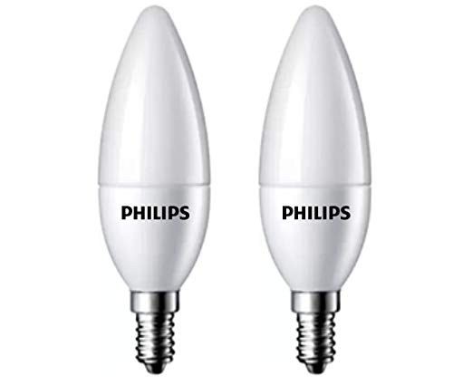 PHILIPS 4W E14 LED Warm White Bulb, Pack Of 2, (929002420413_2 ...