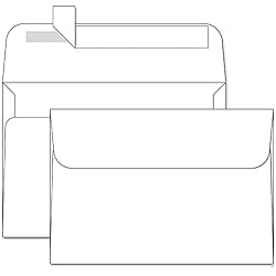 Amazon.com : Ohuhu A2 Printable White Envelopes 500 Pack, 4-3/8" x 5-3/ ...
