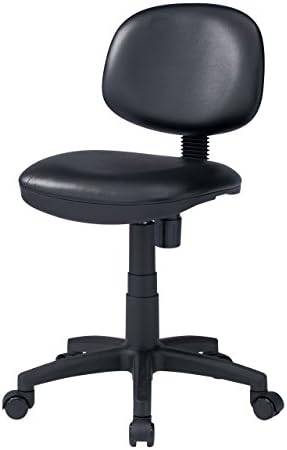 Amazon | サンワサプライ OAチェア ブラック SNC-E3KVBK2 肘なし | デスクチェア | 文房具・オフィス用品