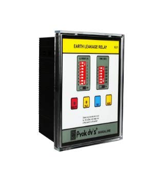 Prok Devices EL-02 Static Earth Leakage Relay, 30-300mA, Panel Mount ...