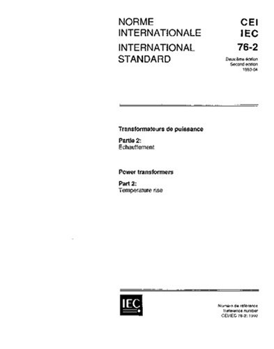 Amazon.co.jp: IEC 60076-2 Ed. 2.0 b:1993, Power transformers - Part 2 ...