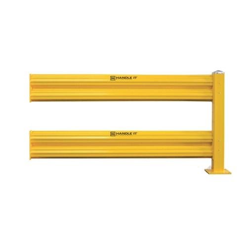 Osha Yellow Handle-It Medium Duty Steel Guard Rail Double 6' Add-on Kit ...