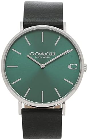 Amazon.co.jp: [コーチ]時計 メンズ チャールズ41MM クォーツ グリーン ブラック COACH 14602436 [並行輸入 ...