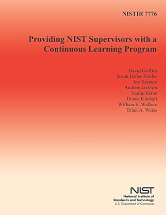 NISTIR 7776: Providing NIST Supervisors with a Continuous Learning ...