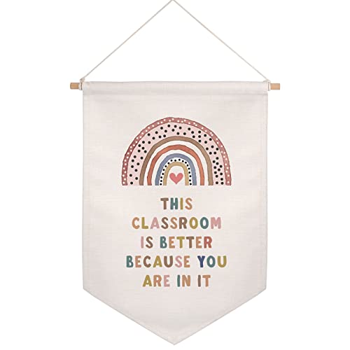 Amazon.com: This Classroom Is Better With You In It Wall Banner Boho ...