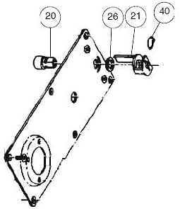 Kaba Simplex Parts Kit, Back Plate Sub-Assembly - Door Hardware ...