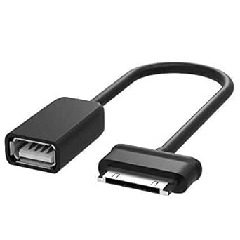 Red Champion 30 Pin OTG Adapter 30 Pin to USB 2.0 Female Data syncing ...