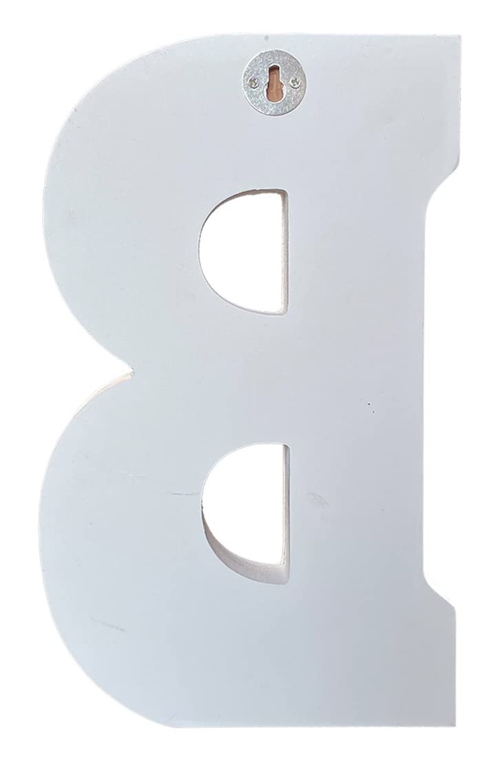 Snapklik.com : ABELOTS Large Wood Letter Distressed White Wash Alphabet ...