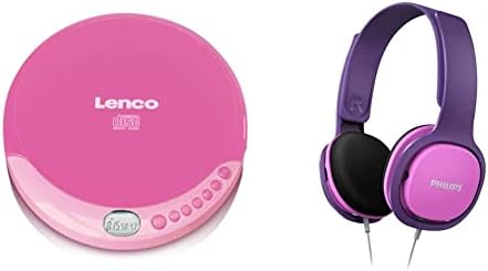 Lenco CD-011 Tragbarer CD-Player Walkman - Diskman - CD Walkman - Pink ...