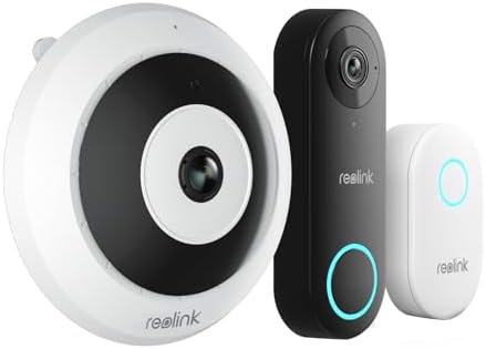 Amazon.com: REOLINK WiFi Fisheye Camera FE-W White with 6MP 360 ...