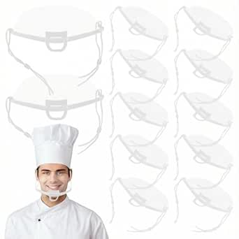 Veemoon 20 PCS Clear Mouths Masks,Anti-Fog Mouth Shield Plastic Chef ...