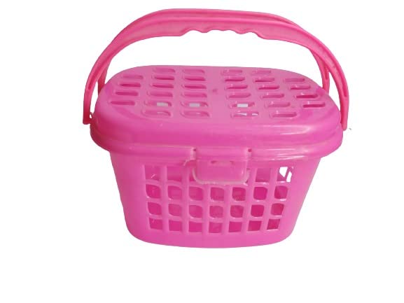 Plastic Tokri Small Basket Storage Basket With Lid Picnic Baskets Box ...