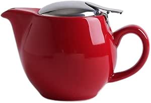 Amazon.co.jp: TAKEY Universal Teapot Ceramic Teapot (15.8*9cm(350ml ...