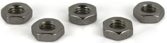 Amazon.com: 8-32 x 1/4 Small Pattern Hex Machine Screw Nuts/Steel/Zinc ...