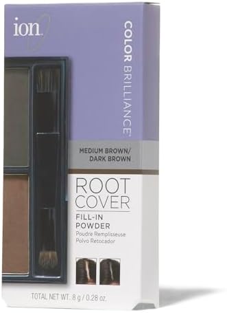 Amazon.com: Ion Medium/Dark Brown Root Cover Fillin Powder Medium/Dark ...