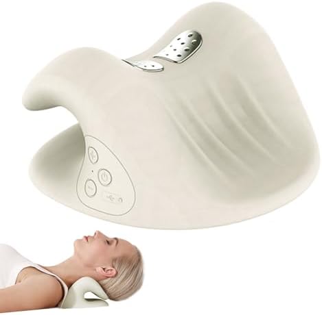 Amazon.com: Cervical spondylosis pillow, 2-in-1 cordless heated sleep ...