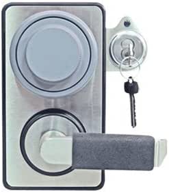 LockOne LKM7003X09 Pedestrian Door Lock w/ X09 Lock & Key Override ...