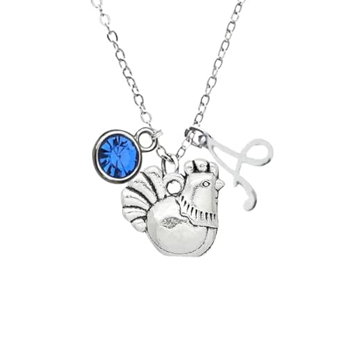Amazon.com: Chicken Necklace, Personalized Chicken Jewelry, Custom ...
