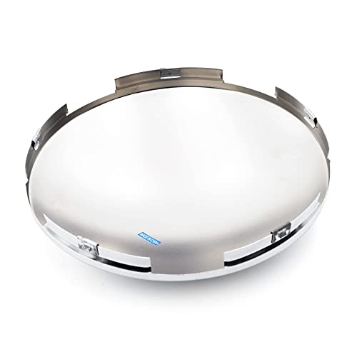 Snapklik.com : Semi Truck Hub Covers 8.9 Dome Style Hub Caps 5 Even ...