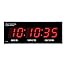 Ajanta Quartz Digital Wall Clock – Red LED Display, 36 x 14 cm ...