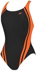 Amazon.com: Speedo Quantum Splice Female Super Proback,Black/Orange,28Y ...