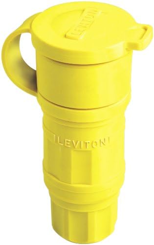 Leviton 14W47 15 Amp, 125 Volt, Straight Blade, Plug, Industrial Grade ...