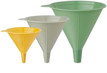 Amazon.com: New Talent 3 Piece Plastic Funnel Set (Pastel Color ...