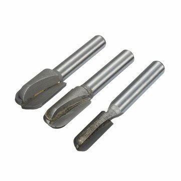 Generic 3Pcs 1/4 Inch Shank Round Nose Router Bit Set : Amazon.in: Home ...
