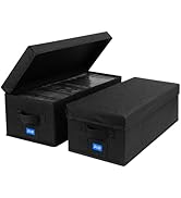 Amazon.com: BOATISLE DVD Case Holder with Handles and Clear Lid, 2-Pack ...