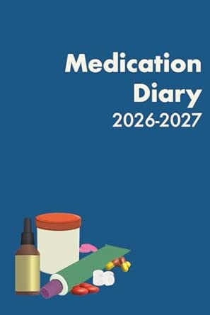 Medication Diary - 2026-2027: take medication, checklist to remember ...