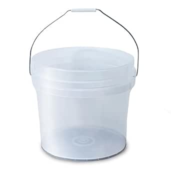 Amazon.com: EconoHome 3.5-Gallon Clear Bucket Pail Container without ...