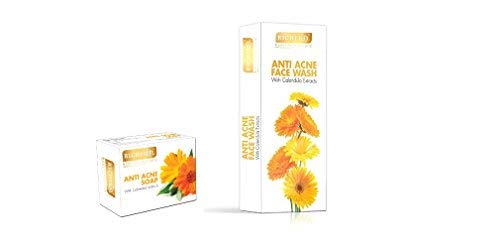 Buy Richfeel Calendula Soap with Anti-Acne Face Wash - Pack of 3 Soaps ...