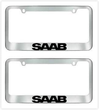 Amazon.com: Sparkoo Genuine Stainless Steel License Plate Metal Chrome ...