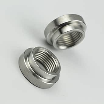 Amazon.com: 2pcs Stainless Steel Female 18mm M18 x1.5 O2 Oxygen Sensor ...