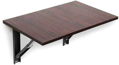Bedside Wall Mounted Foldable Study Table Engineered Wood Wall lapdesks ...