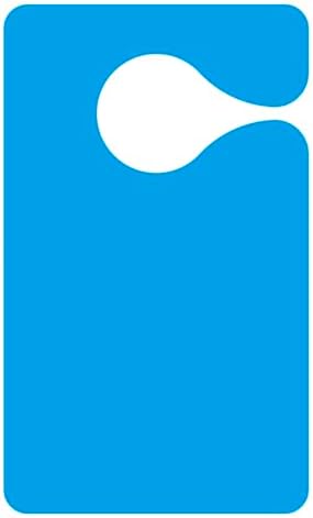 Amazon.com : 3x5 inch 15 PCS Blue Parking Permit Hang Tag Blank 15 mil ...