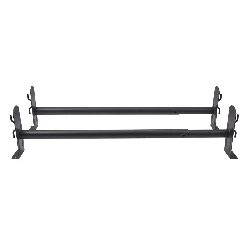 Buy 2pc Cross Bars Ladder Roof Van Rack System Adjustable Steel Bars ...