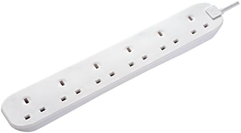 Masterplug SRG6210N-MP Six Socket Surge Protected Extension Lead, 2 ...