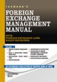 Foreign Exchange Management Manual (2 Vol Set) : Taxmann: Amazon.in: Books
