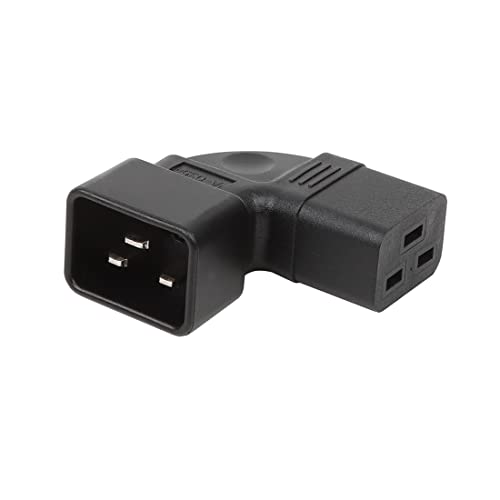 Snapklik.com : IEC 320 C20 Male To C19 Right Angled AC Power Adapter