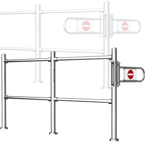 Spring-Loaded 1-Way Metal Safety Gate - Automatic Swing Door for ...